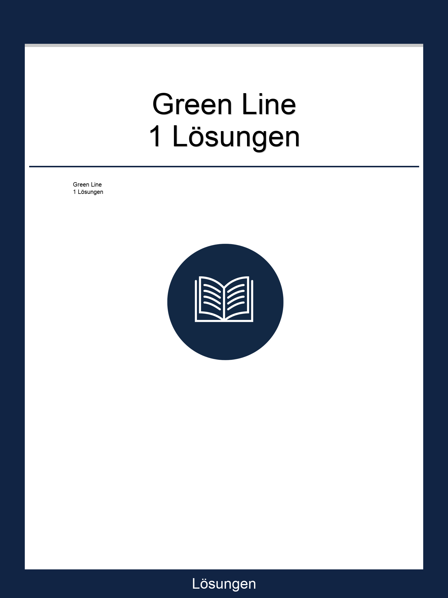 Green Line 1 Lösungen